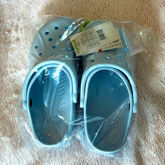CROCS | Shoes | New Crocs Baya Clog In Mineral Blue M7w9 | Poshmark